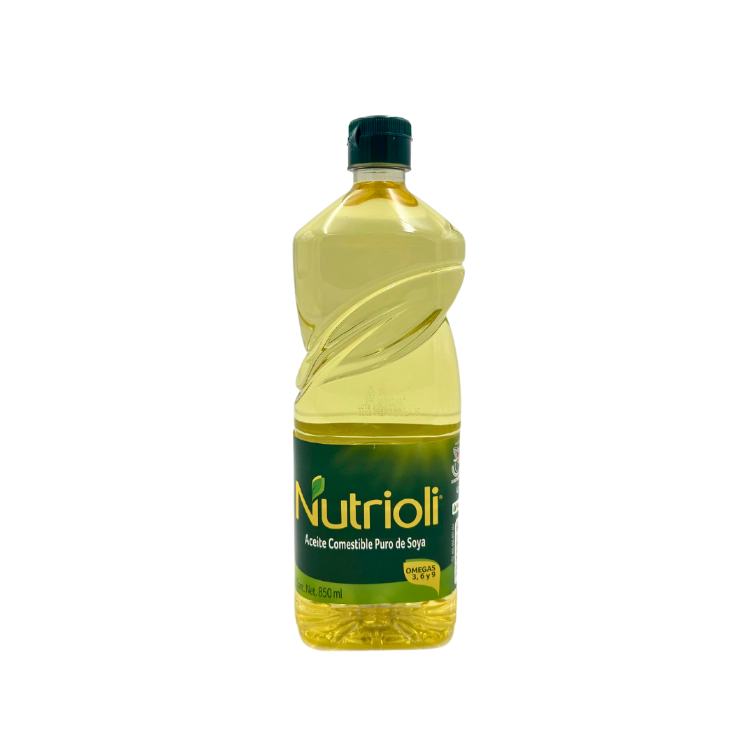 ACEITE NUTRIOLI SOYA | 850ML - Distribuidora Crisel