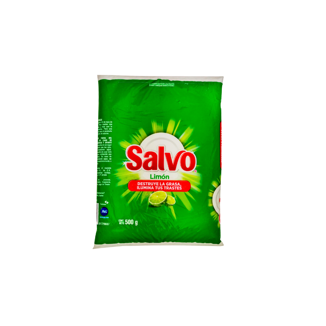 DETERGENTE SALVO CJA 24PZA /500GRS - Distribuidora Crisel
