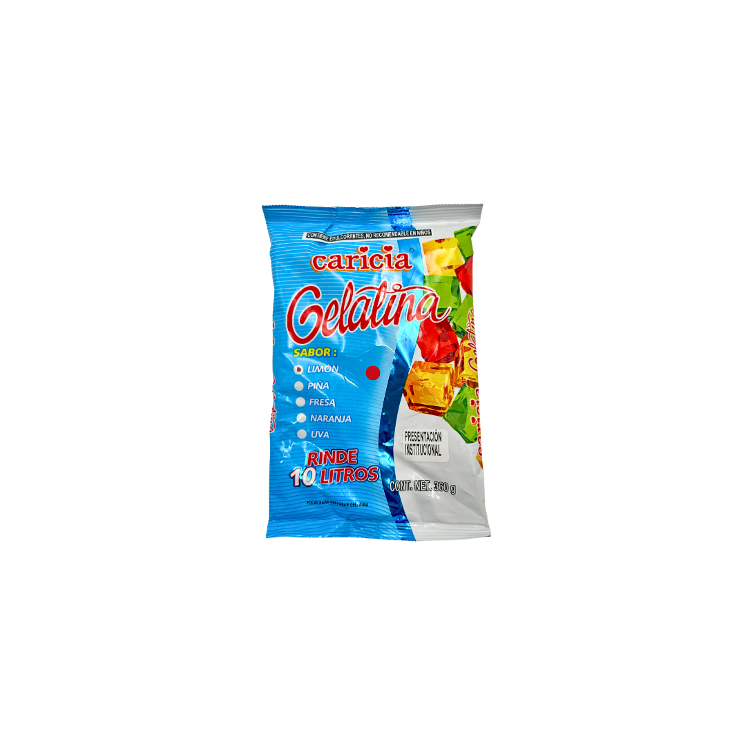 GELATINA ETIQ AZUL CJA 12/360GR LIMON - Distribuidora Crisel